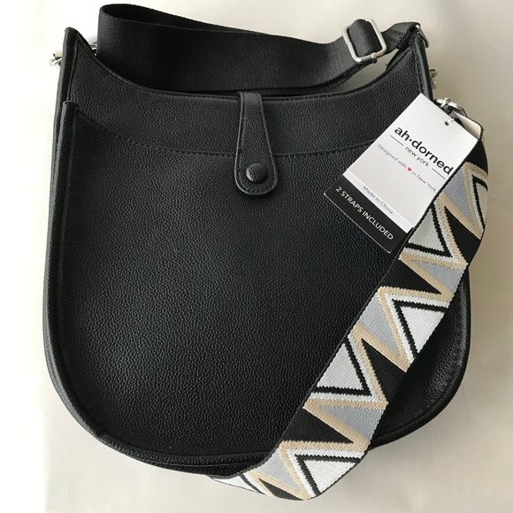 Ahdorned | Bags | Ahdorned Messenger Crossbody Black Bag 2 Guitar ...